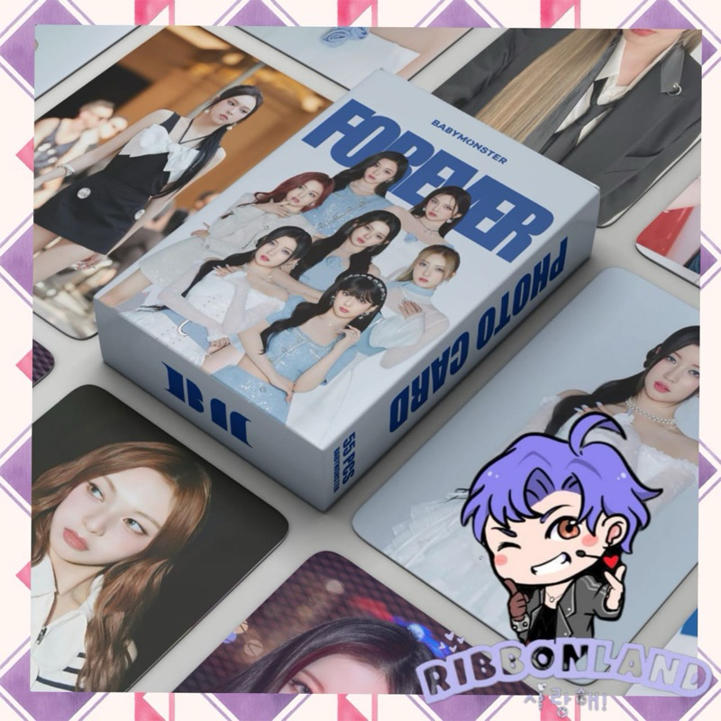 Jual (55 Lembar) Hologram Photocard Baby Monster Forever Lomocard KPOP | Shopee Indonesia