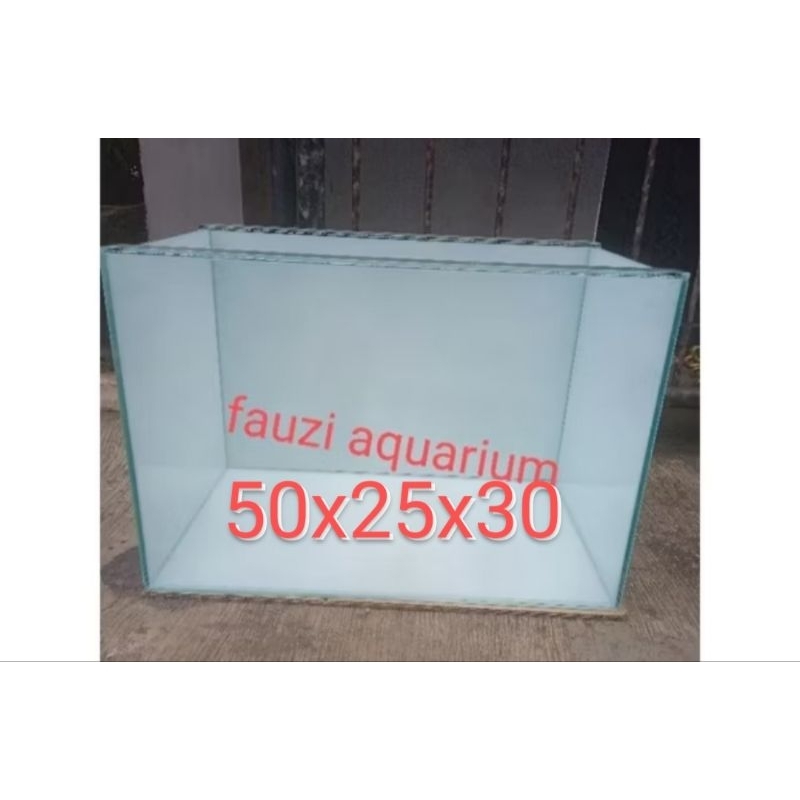 Jual AQUARIUM KACA PUTIH 50X25X30 | Shopee Indonesia
