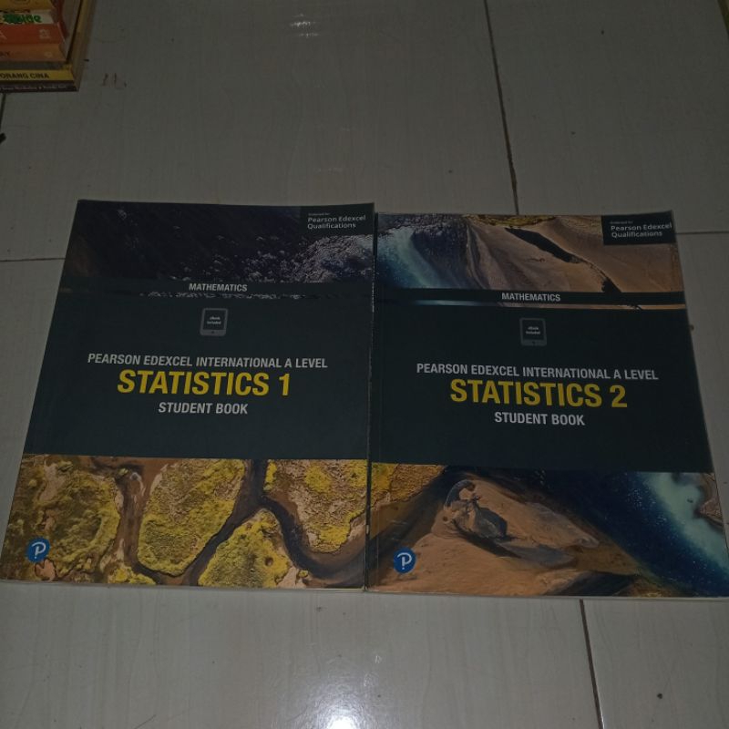 Jual Pearson edexel international a level statistik 1 &2.. student book ...