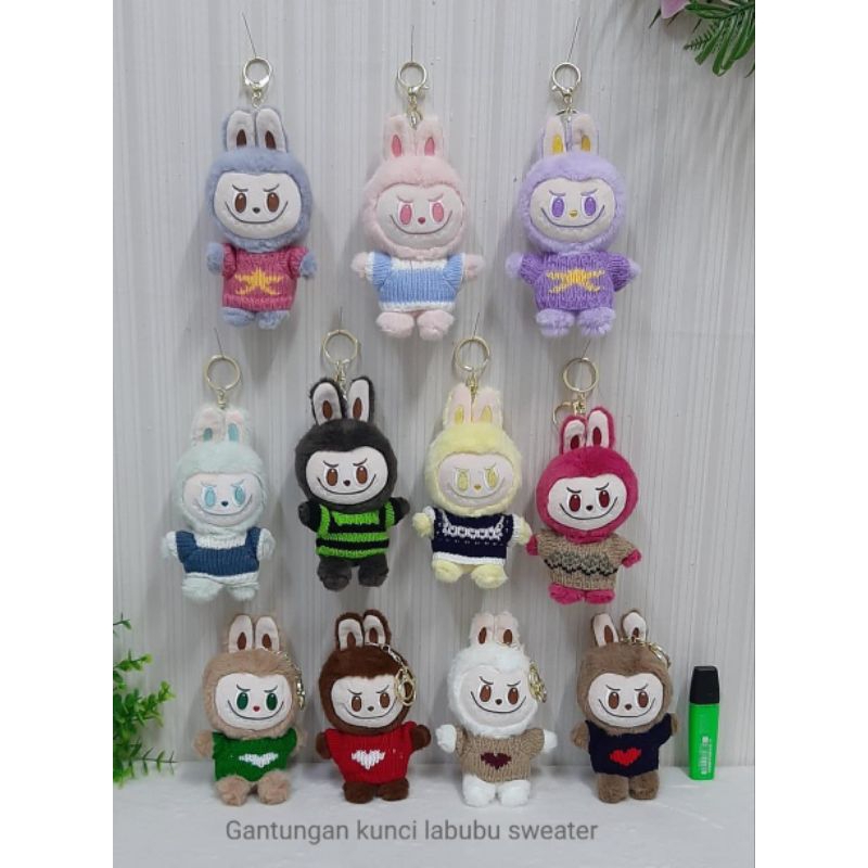Jual GANTUNGAN KUNCI BONEKA PREMIUM BERKARAKTER LABUBU WARNA CERAH ...