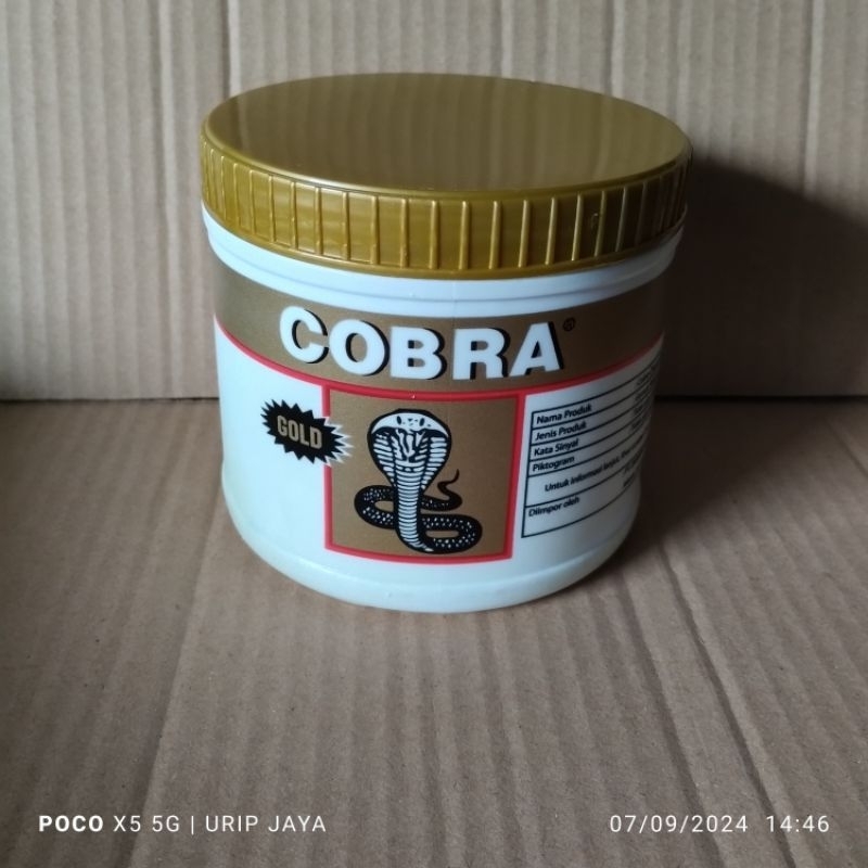 Jual Grease/ Stemped Gemuk Pelumas UNIVERSAL Merk COBRA berat 1LB ( 453 ...