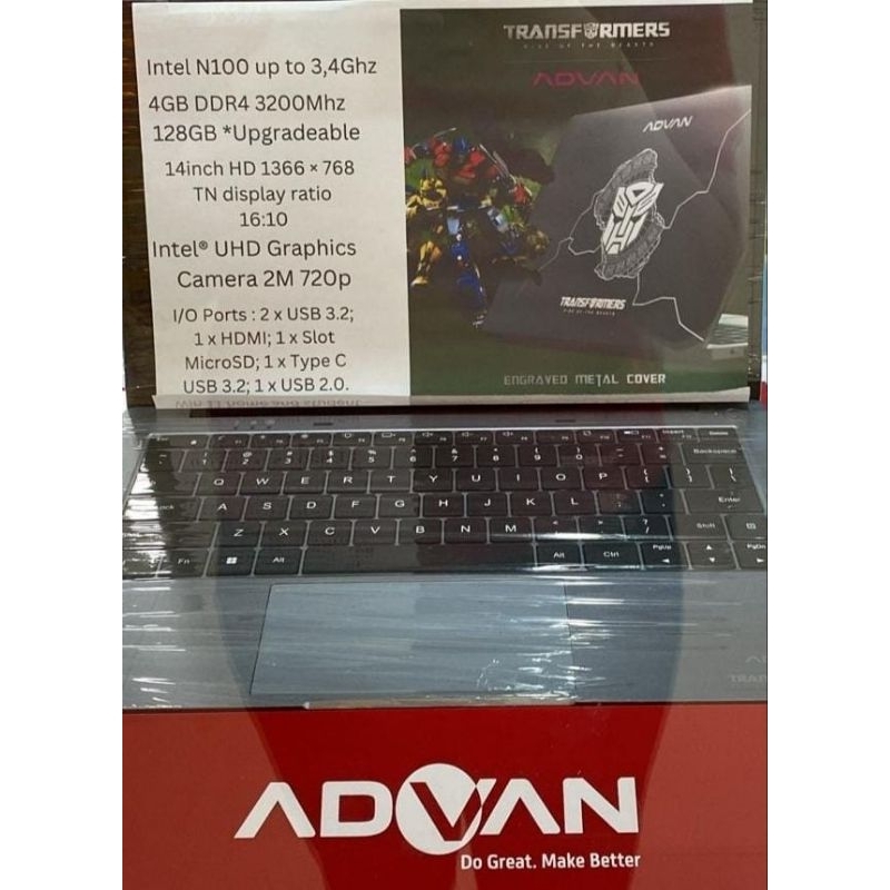 Jual laptop advance Intel N100 | Shopee Indonesia