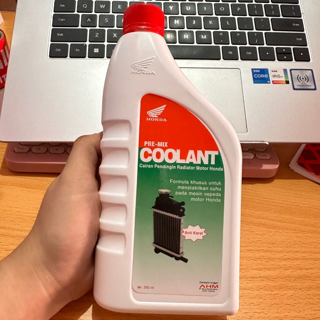 Jual air radiator honda/pre mix coolant honda 500ml | Shopee Indonesia