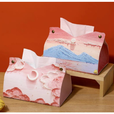 Jual Kotak Tissue Meja Tempat Tisu Rumah Tissue Box Bahan Kulit ...