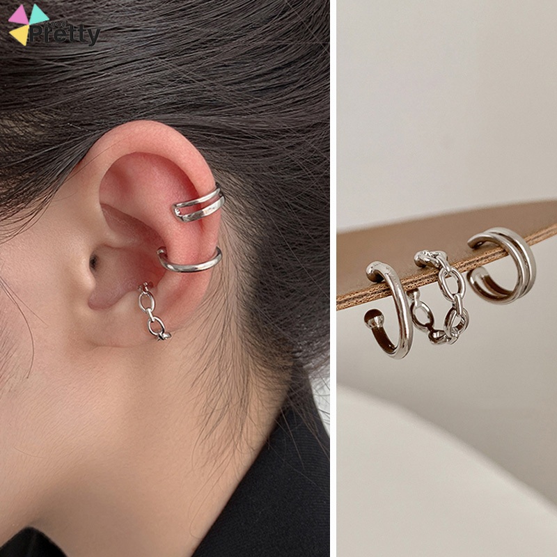 Jual COD ⭐Anting Klip Tanpa Tindik Anting Kombinasi Set Klip Telinga ...