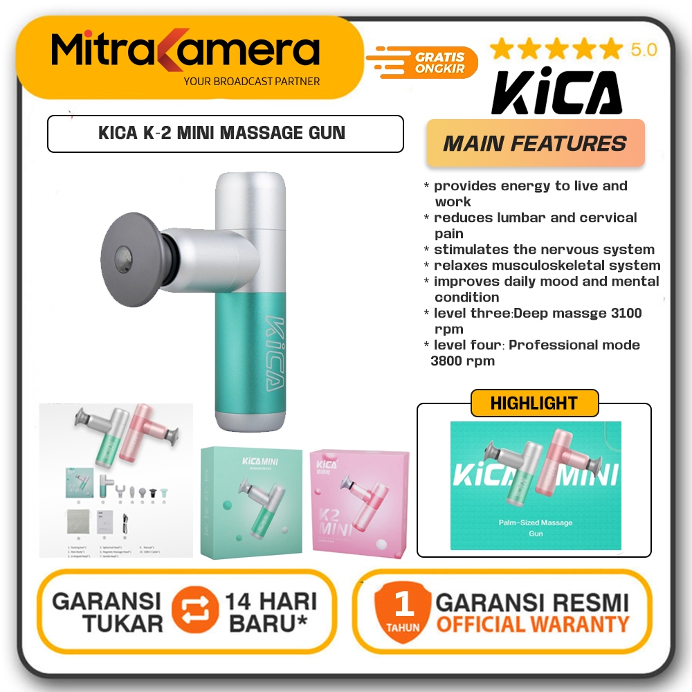 Jual KiCA K2 Mini Portable Massage Gun | Shopee Indonesia