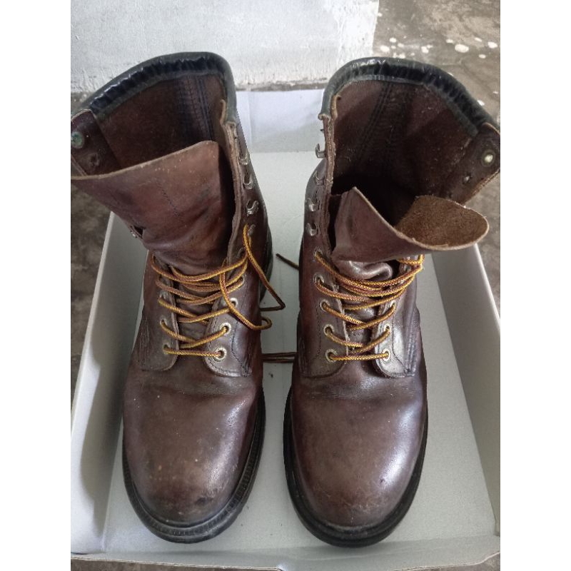 Jual Sepatu safety seken /Redwing safety shoes original | Shopee Indonesia