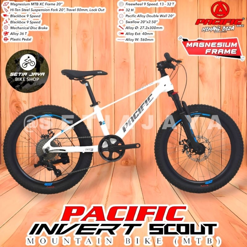 Jual Sepeda Gunung MTB 20 Inch PACIFIC INVERT SCOUT MAGNESIUM 9 Speed ...