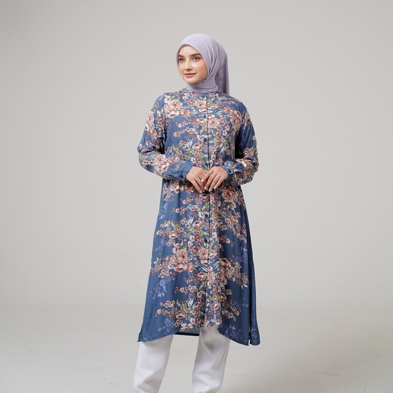Jual LONG TUNIK RAYON VISCOSE PREMIUM BUSUI/TUNIK RAYON MOTIF TERBARU ...