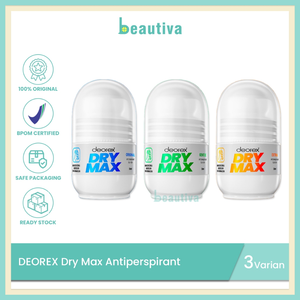 Jual Deorex Dry Max Antiperspirant | Shopee Indonesia