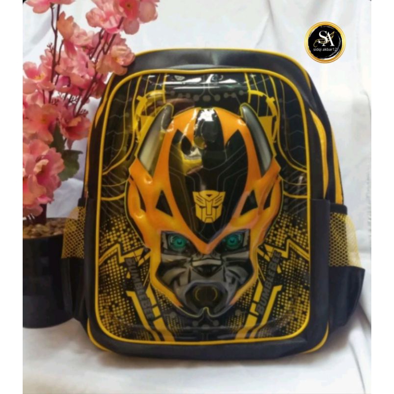 Jual TAS SEKOLAH ANAK LAKI LAKI BUMBLEBEE SD/ TK /PAUD 3D TIMBUL BER LED | Shopee Indonesia