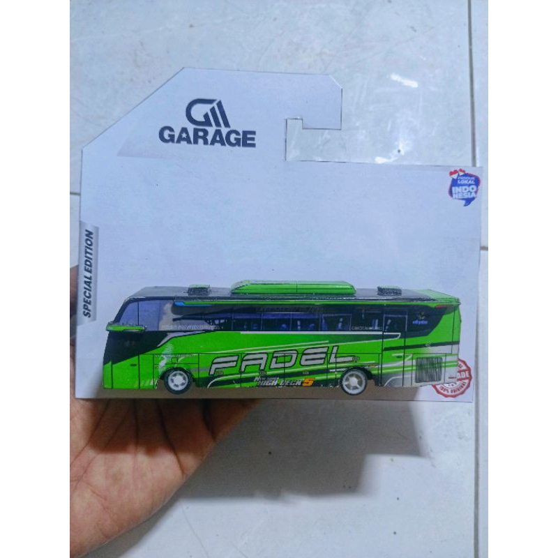 Jual PROMO Mainan Miniatur bus basuri MAUDI FADEL Jet Bus 5 Diecast Bus ...