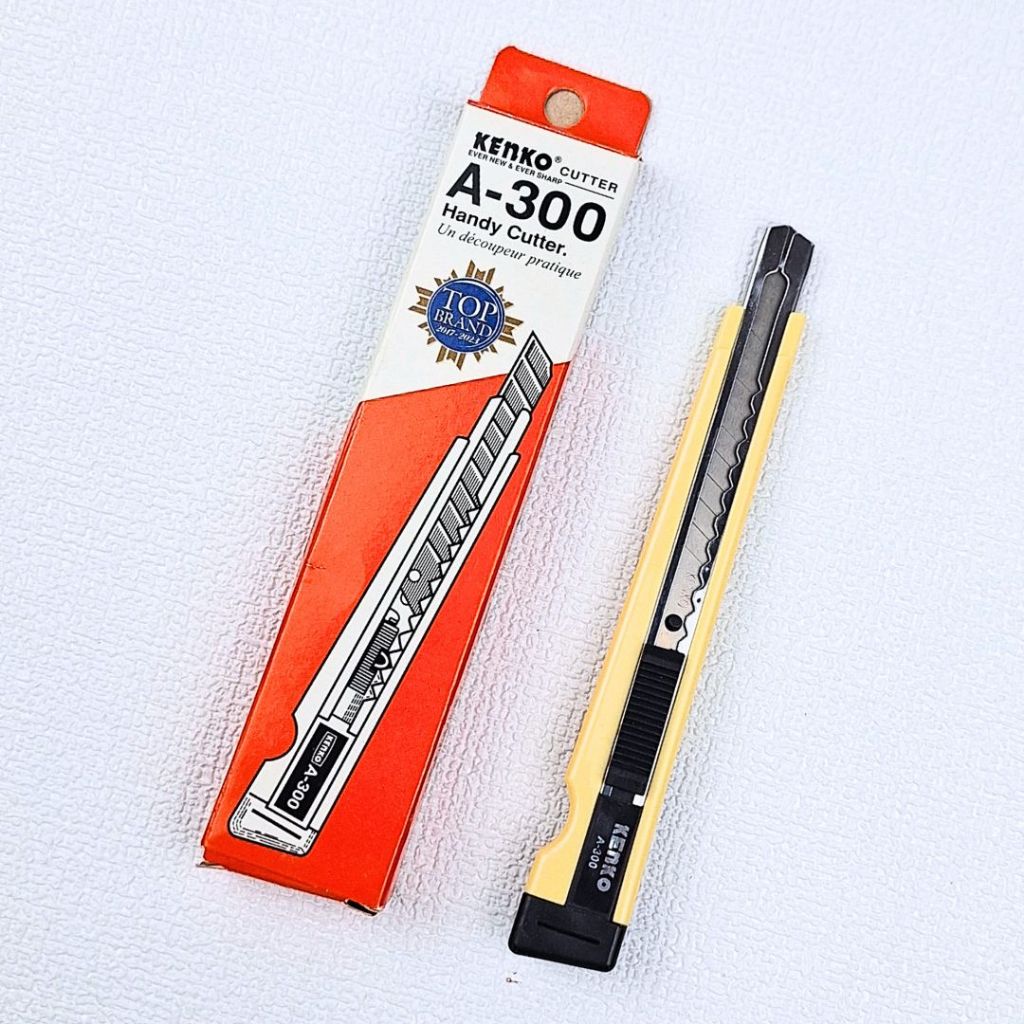 Jual Cutter A300 kenko Pisau cutter kecil | CUTTER Kecil A300 | Shopee ...