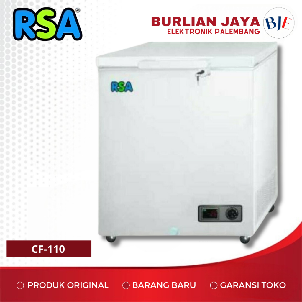 Jual CHEST FREEZER RSA CF110 KULKAS FREEZER / CHEST FREEZER PALEMBANG ...