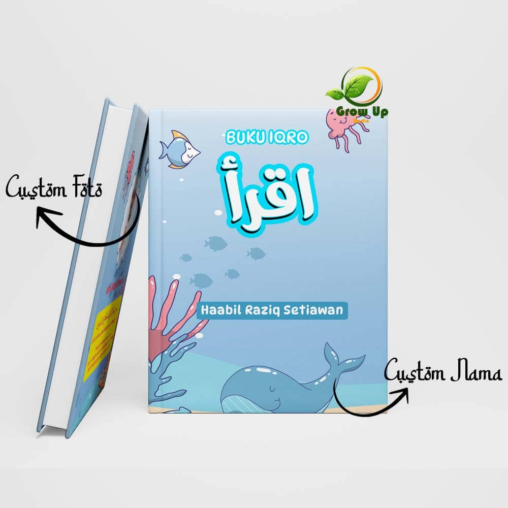 Jual Iqro Custom Tulis Nama Desain Cover Iqro Warna Custom Hard Cover ...