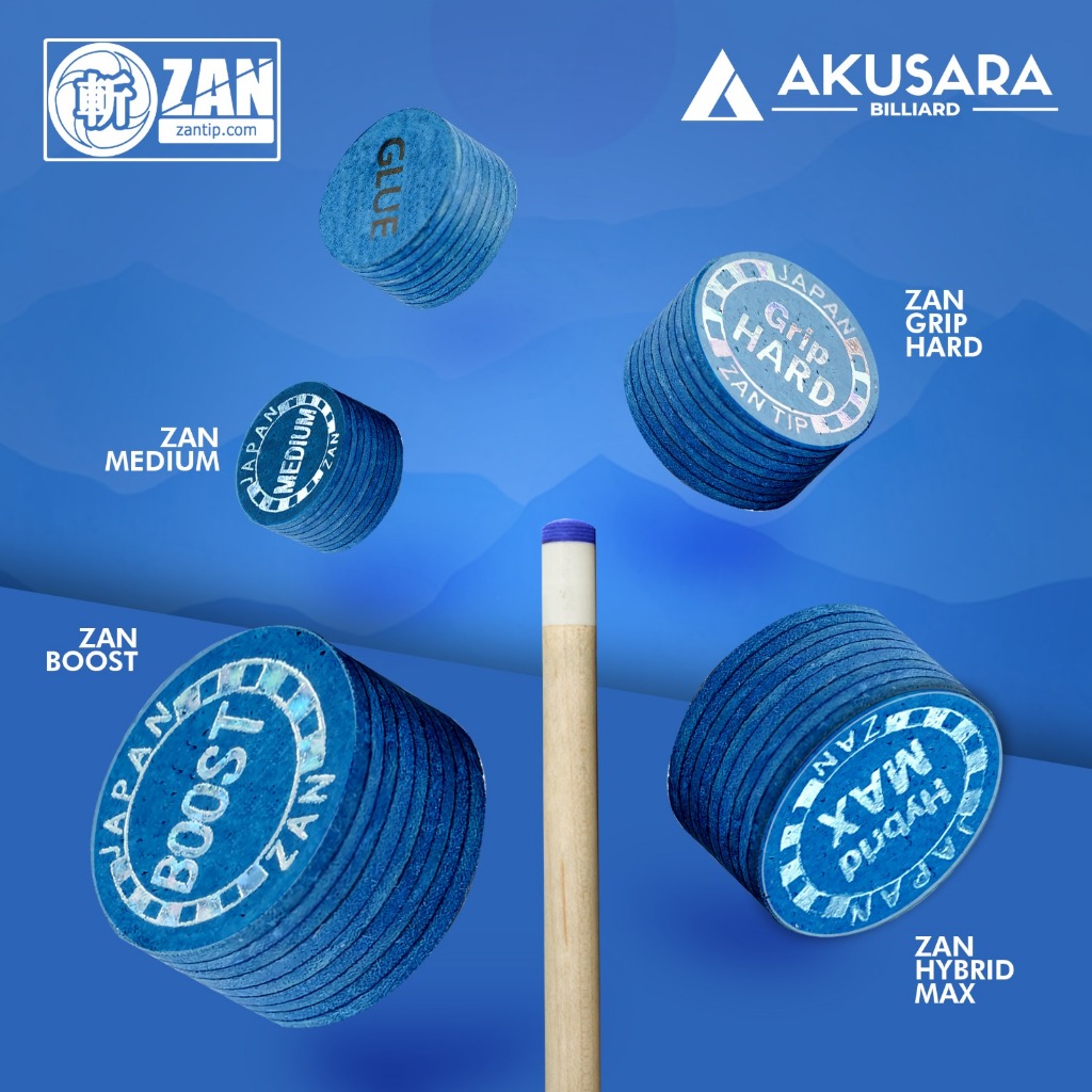 Jual Tip Zan Play Japan Tip Pool Billiard | Shopee Indonesia