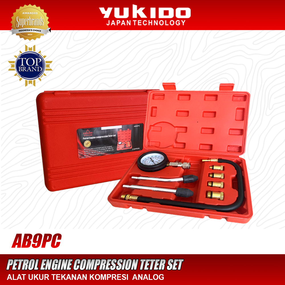 Jual YUKIDO Alat Ukur Kompresi Test Alat Tester - AB21300Fw | Shopee ...