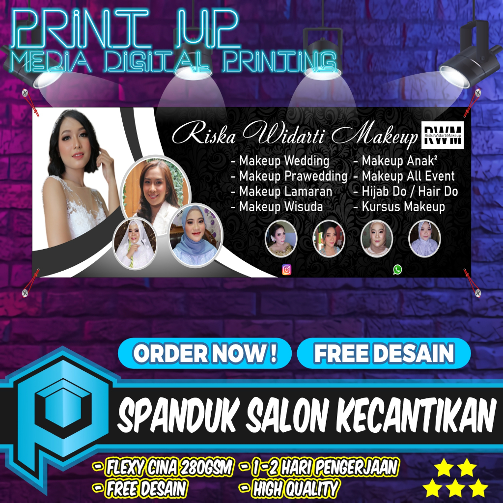 Jual SPANDUK SALON KECANTIKAN / SPANDUK SALON PRIA WANITA / SPANDUK SPA ...