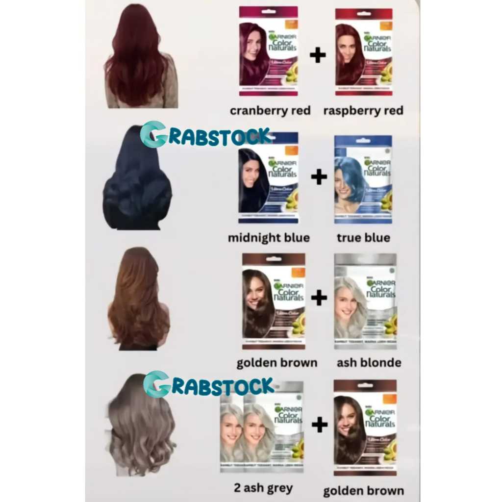 Jual GO - G4RNIER Paket Mix Hair Colour Pewarna Semir Rambut | Shopee ...