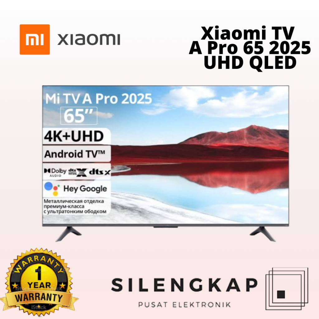 Jual Xiaomi Mi TV 65" Inch A Pro 2025 4K QLED Google TV Dolby Smart ...