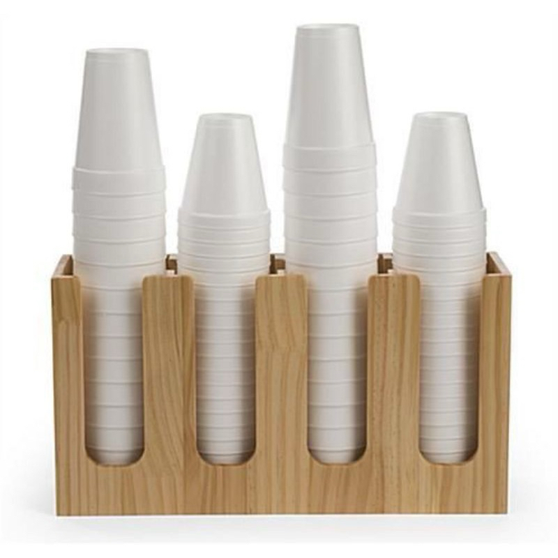 Jual Rak Cup kopi isi 4 Rak Paper Cup Tempat Cup Gelas Plastik bahan ...