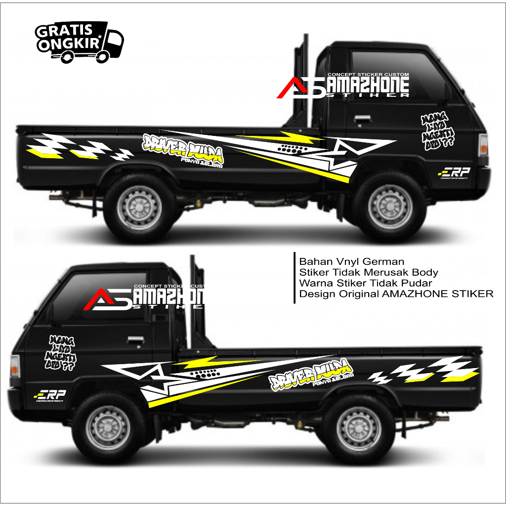 Jual Stiker mobil pick up L300 pick up Suzuki APV pick up grandmax ...