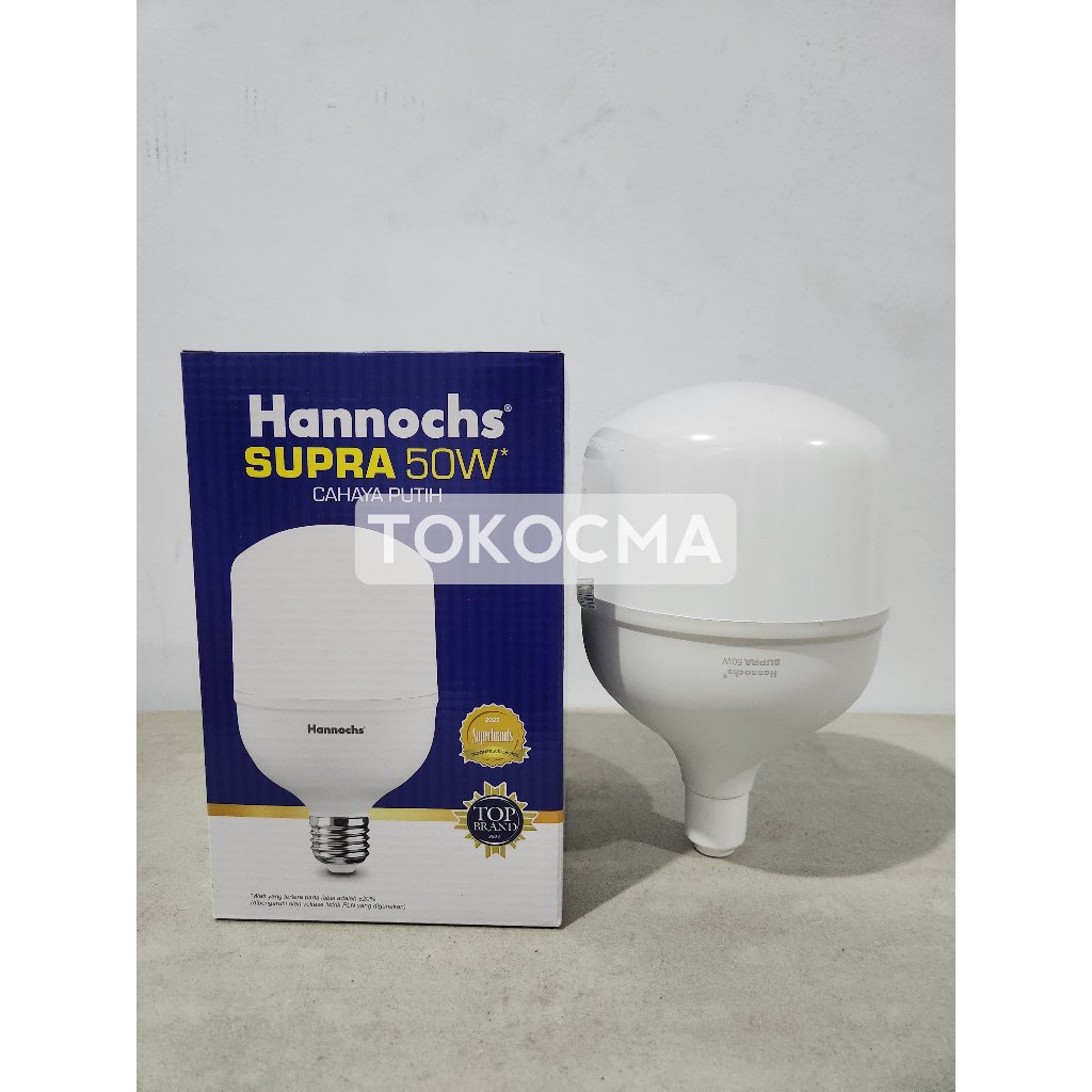 Jual Lampu LED Bohlam Capsul Supra 50w 50watt Hannochs Cahaya Putih ...