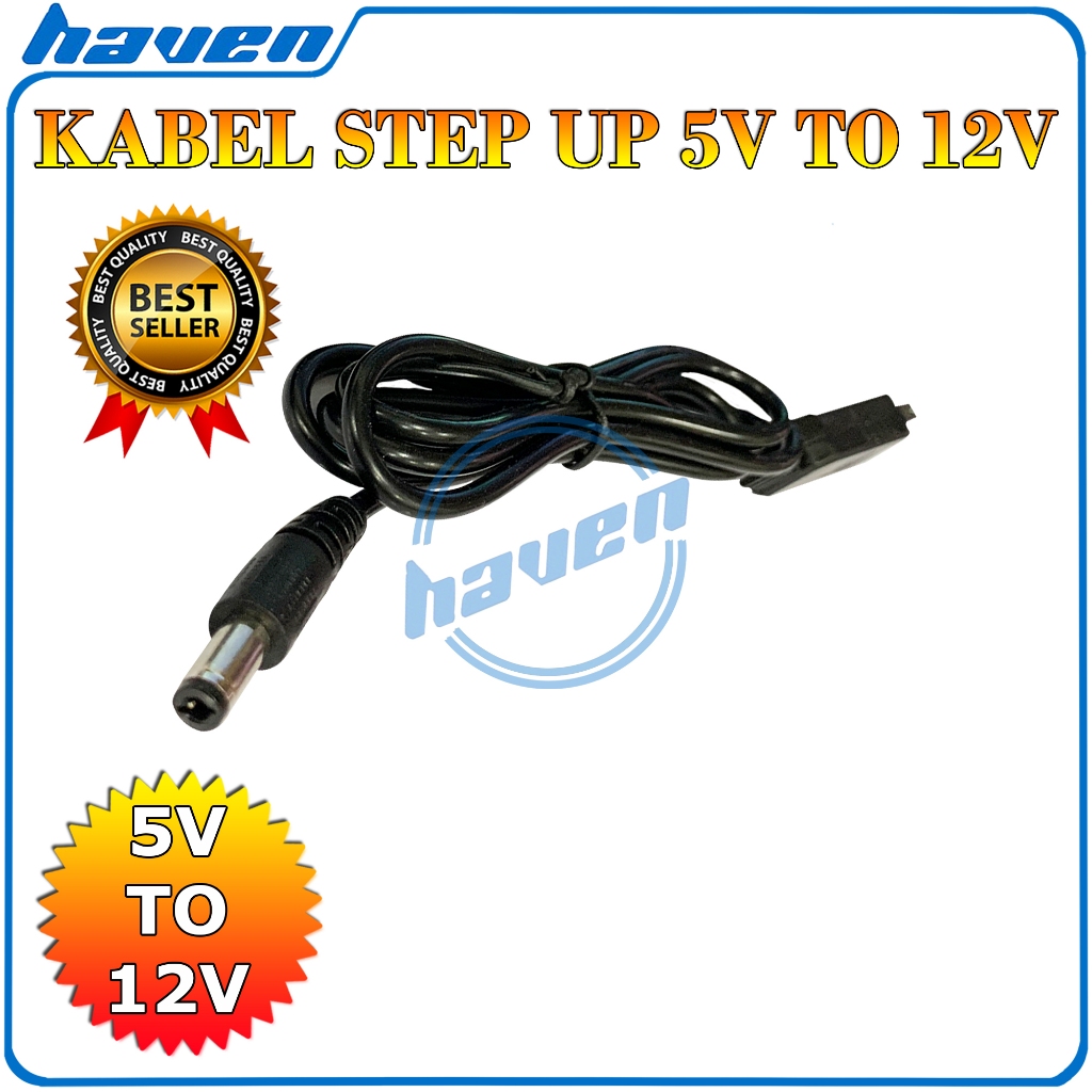 Jual Kabel Step Up USB 5v To 12v DC Power Supply Charger Converter ...