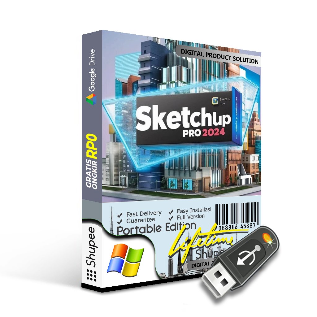 Jual SketchUp Pro 2024 Portable | Shopee Indonesia