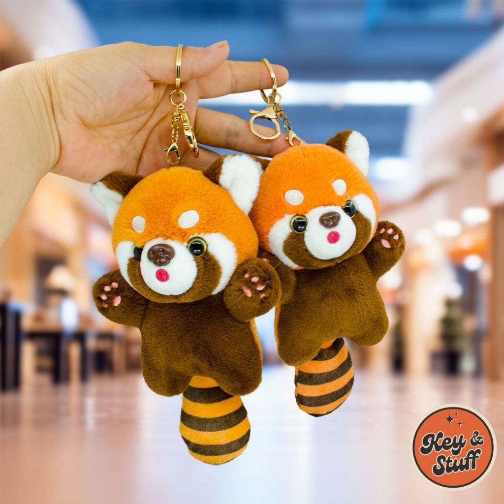 Jual Gantungan Kunci Boneka RedPanda Red Panda Merah Panda Racoon Lucu ...