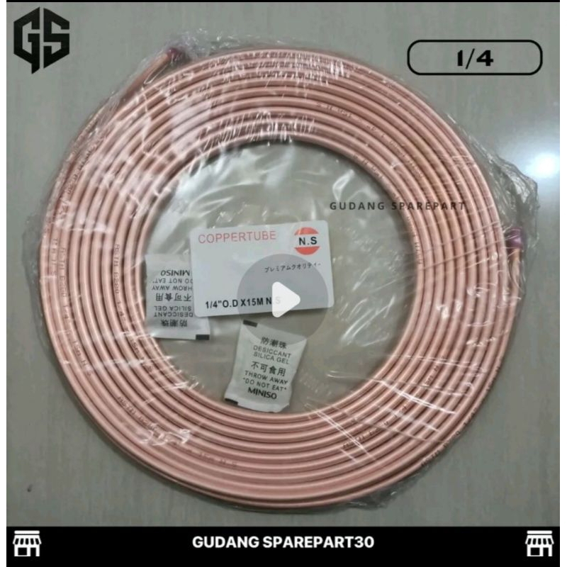 Jual Pipa Tembaga 1/4 Per Rol | Shopee Indonesia