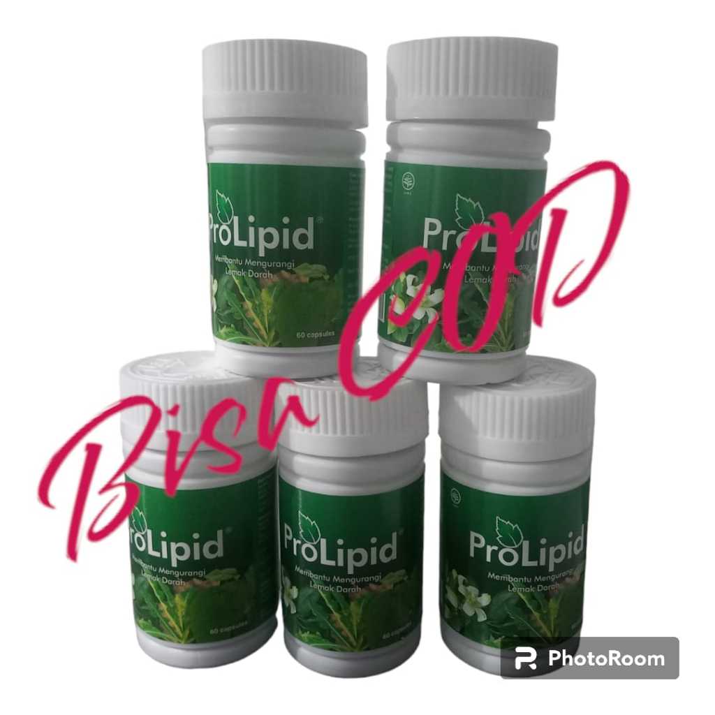 Jual prolipid obat kolesterol herbal botol 60 kapsul | Shopee Indonesia