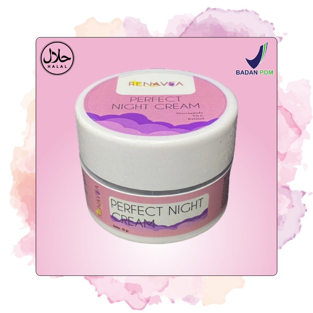 Jual RENAVEA Perfect Night Cream - Niacinamide, Vitamin C, & Retinol ...