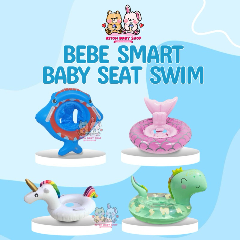 Jual Bebesmart Baby Seat Swim Ring With Handle / Bebe Smart Pelampung ...