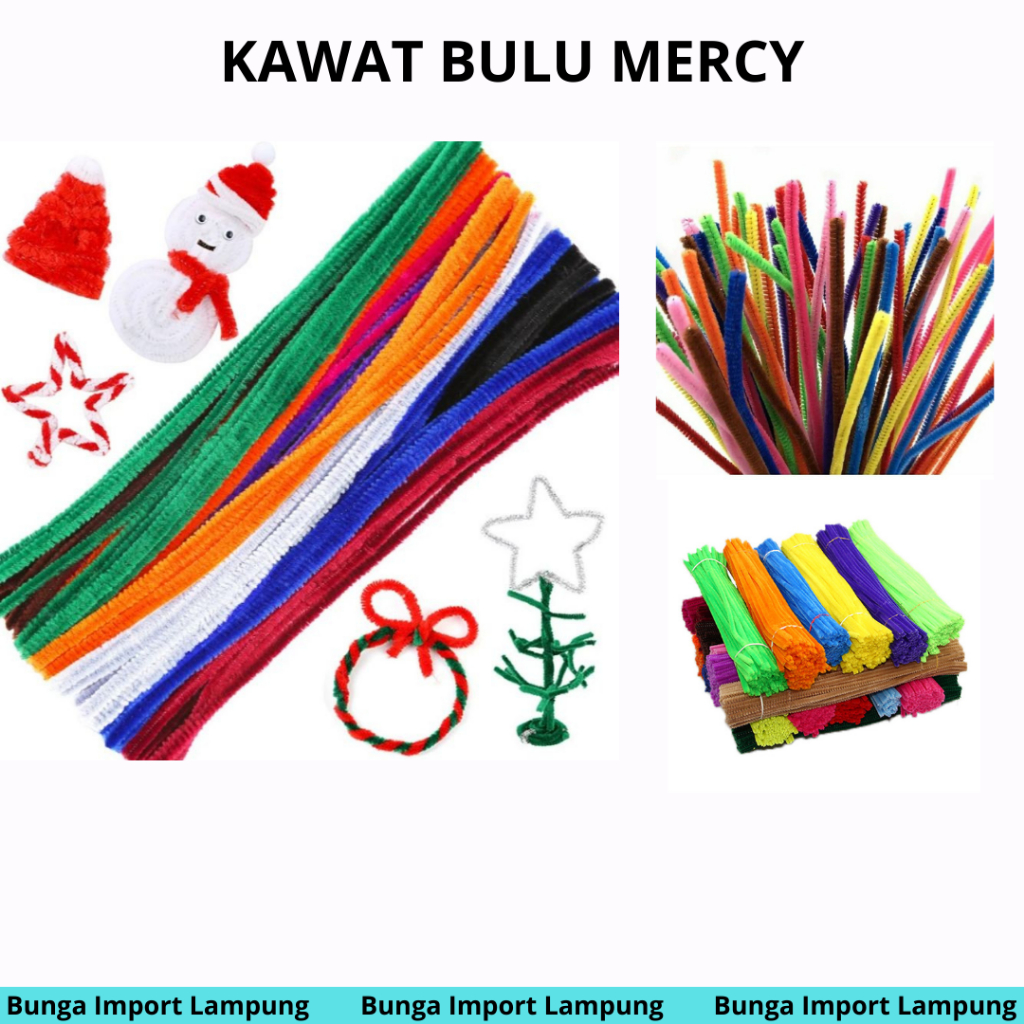 Jual kawat bulu mercy/pipe cleaner (ecer) | Shopee Indonesia