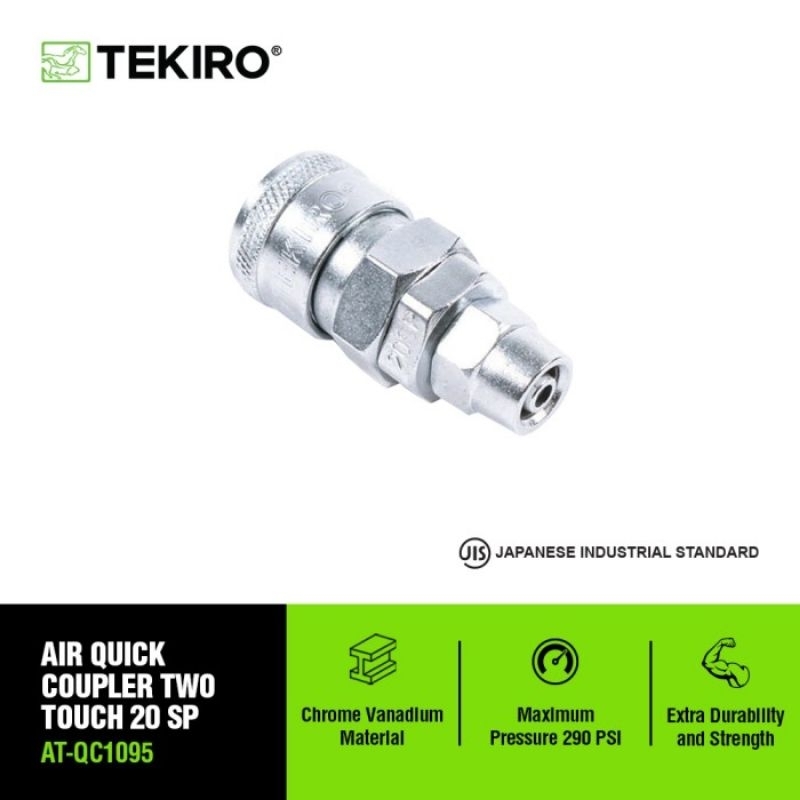 Jual TEKIRO AIR QUICK COUPLER TWO TOUCH 20 SP /COUPLER | Shopee Indonesia