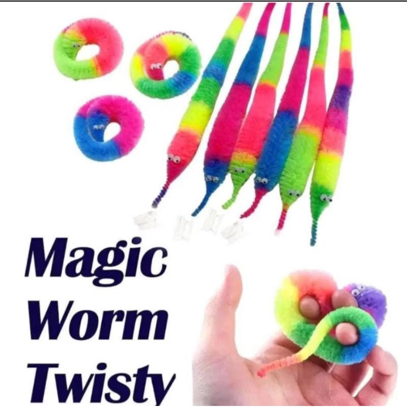Jual MAINAN SULAP CACING/MIGIC WORM TWISTY | Shopee Indonesia