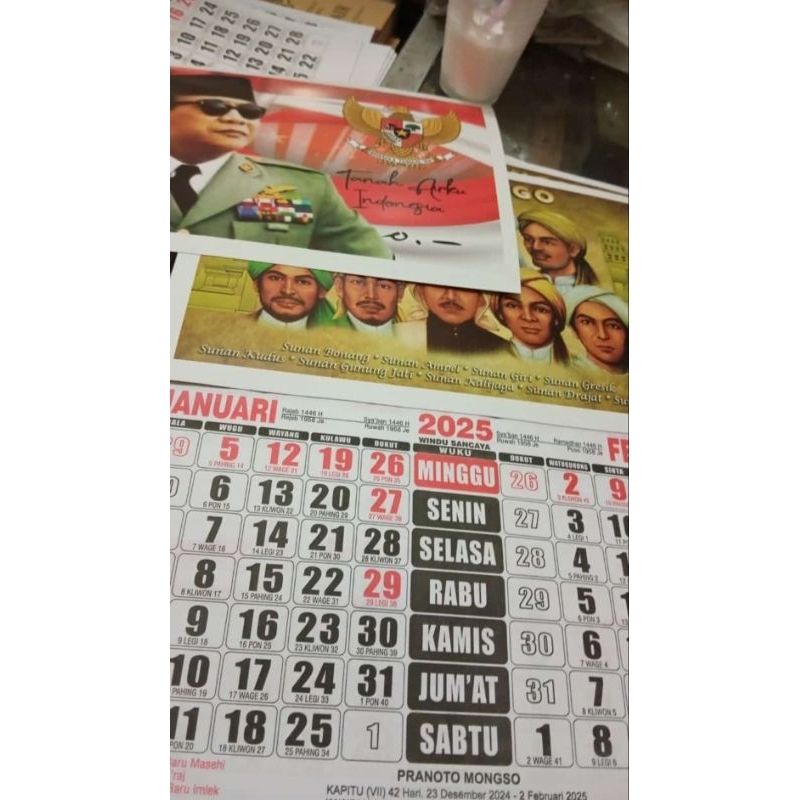 Jual kalender jawa wuku wukon 2025 mini | Shopee Indonesia