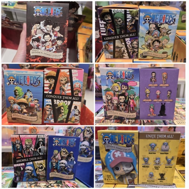 Jual [MINISO] One Piece Blind Box Luffy gear 5 Zoro Sanji Robin Nami ...
