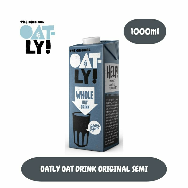Jual Oatly Oat Drink Original 1 Liter | Shopee Indonesia