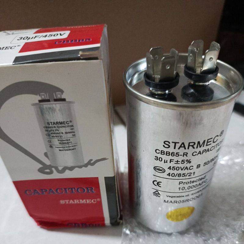 Jual Capasitor / Kapasitor AC 30uF /450V | Shopee Indonesia