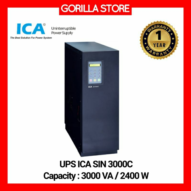 Jual UPS ICA SIN 3000C Capacity 3000 VA | Shopee Indonesia