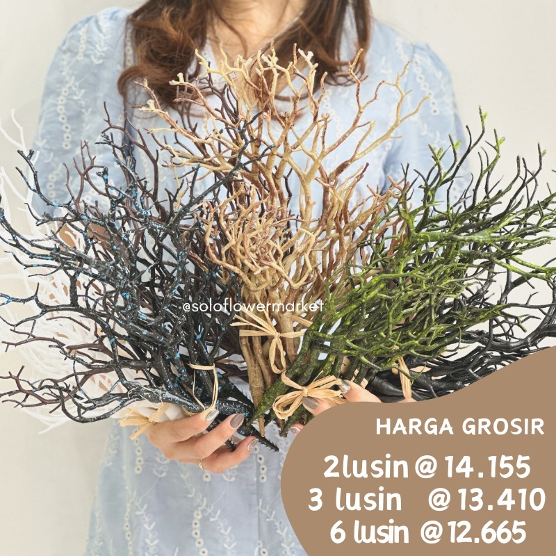 Jual BRANCH ARTIFICIAL RANTING POHON PALSU PLASTIK DEKORASI HOME DECOR ...