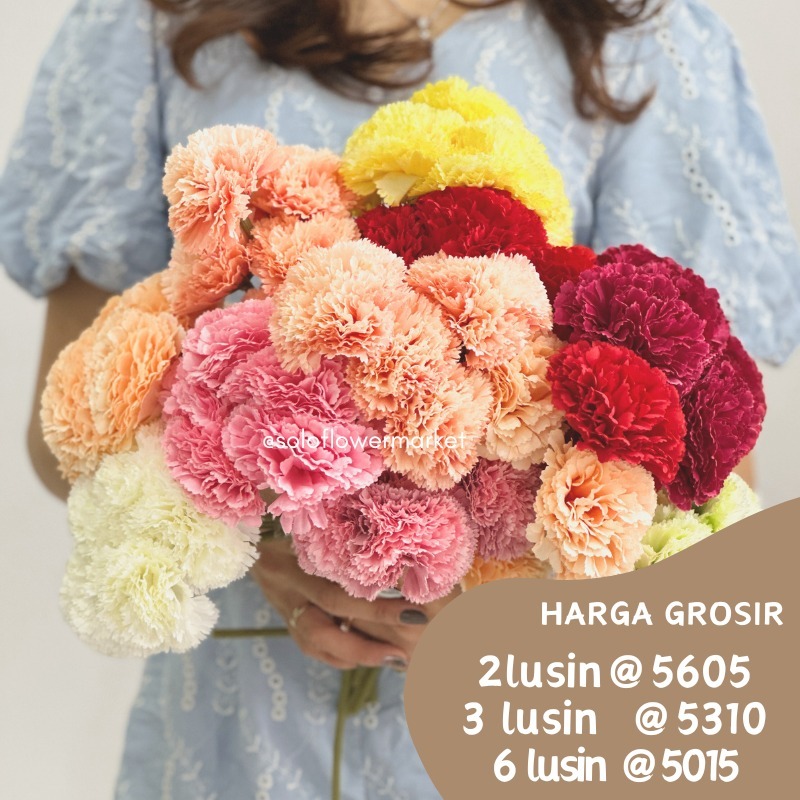 Jual CARNATION X1 ARTIFICIAL FLOWER BUNGA PALSU BUNGA BUATAN SILK ...
