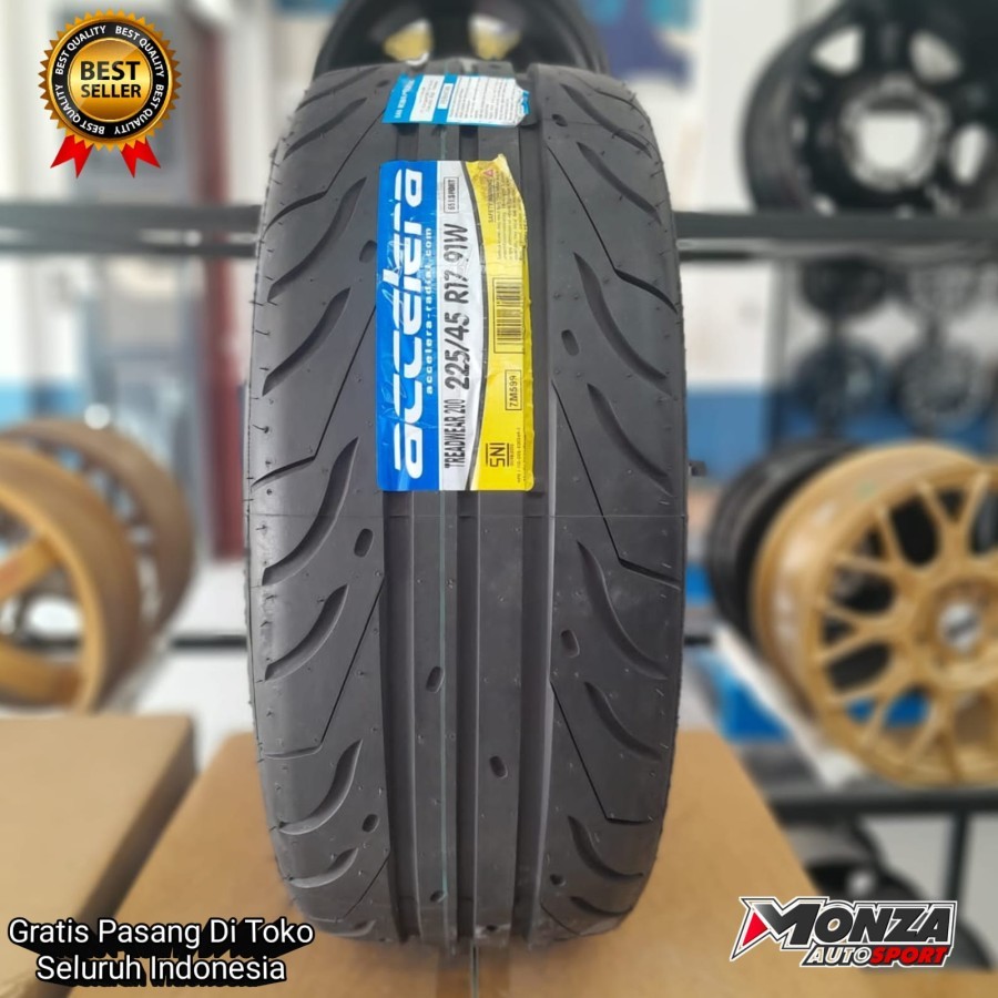 Jual Ban mobil racing ukuran 225/45 R17 Accelera 651 Sport (semi slick ...