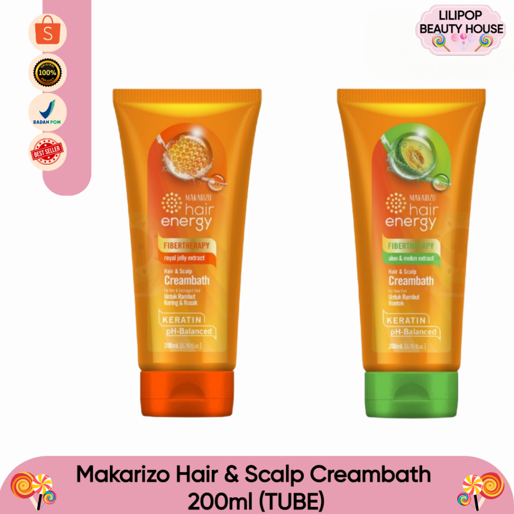 Jual Makarizo Hair & Scalp Creambath 200ml (TUBE) | Shopee Indonesia