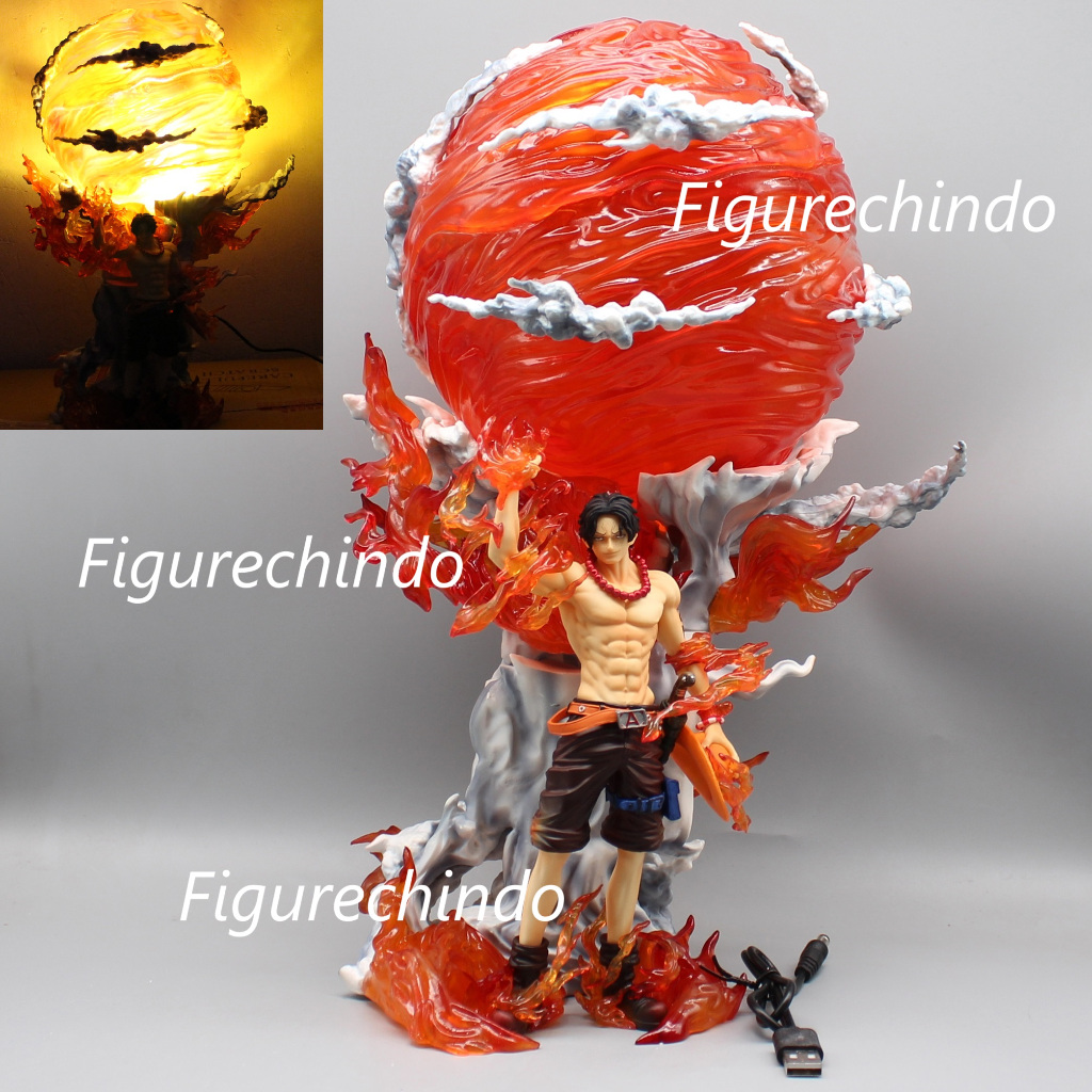 Jual [ Foto Asli ] Statue One Piece [ DOD STUDIO ] Portgas D Ace Battle ...