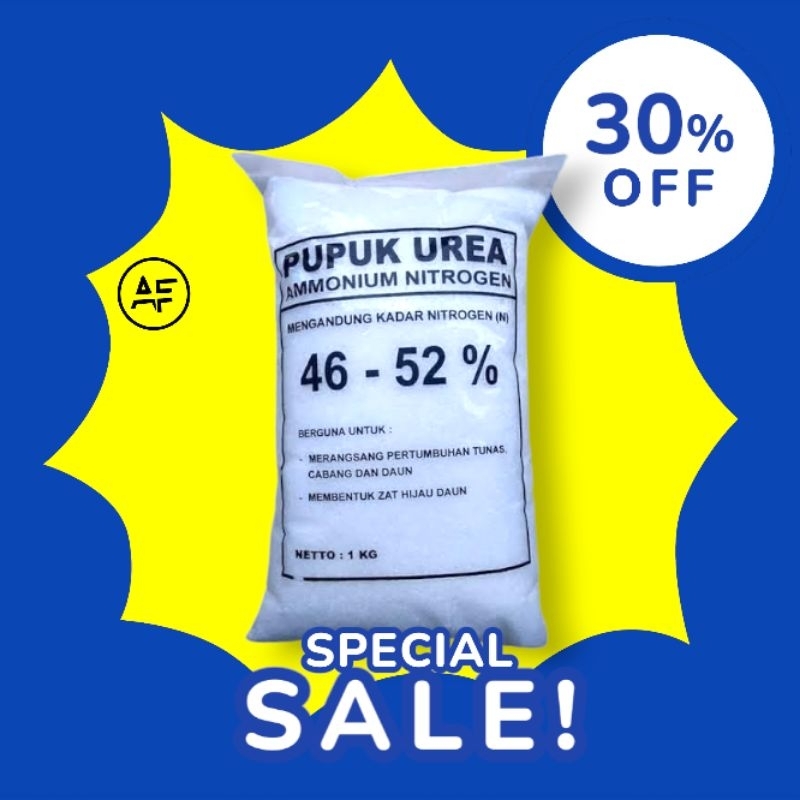 Jual pupuk urea putih nitrea 1kg penyubur tanaman | Shopee Indonesia