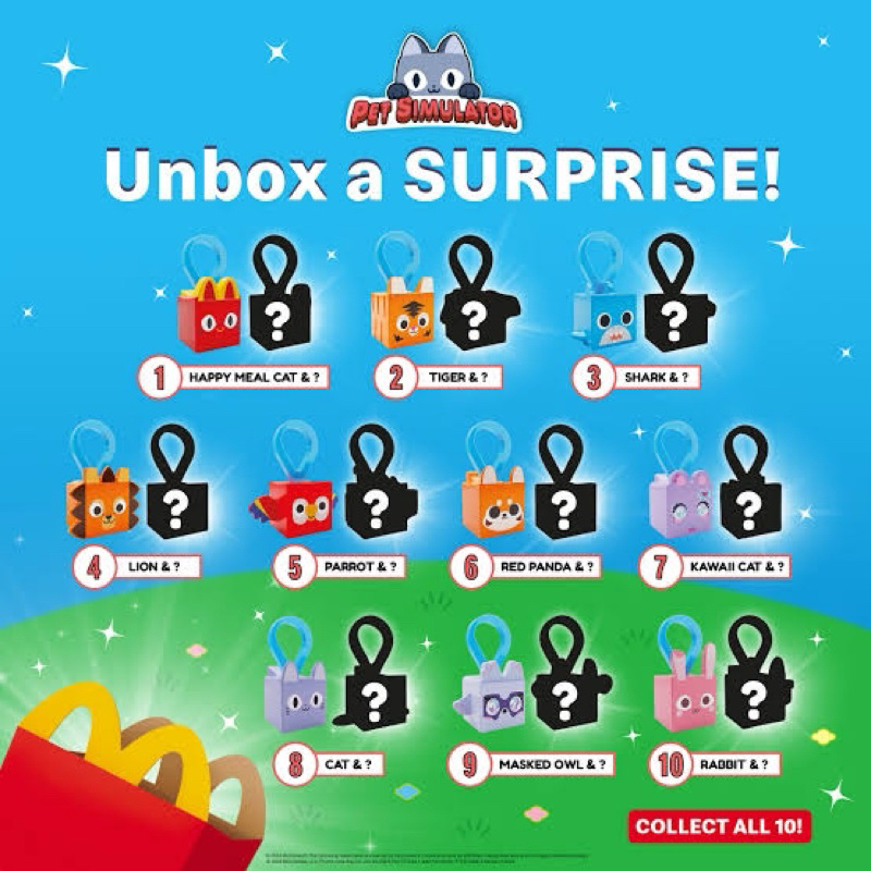 Jual Mainan Happymeal Pet Simulator / Happy Meal McD Pet Simulator ...