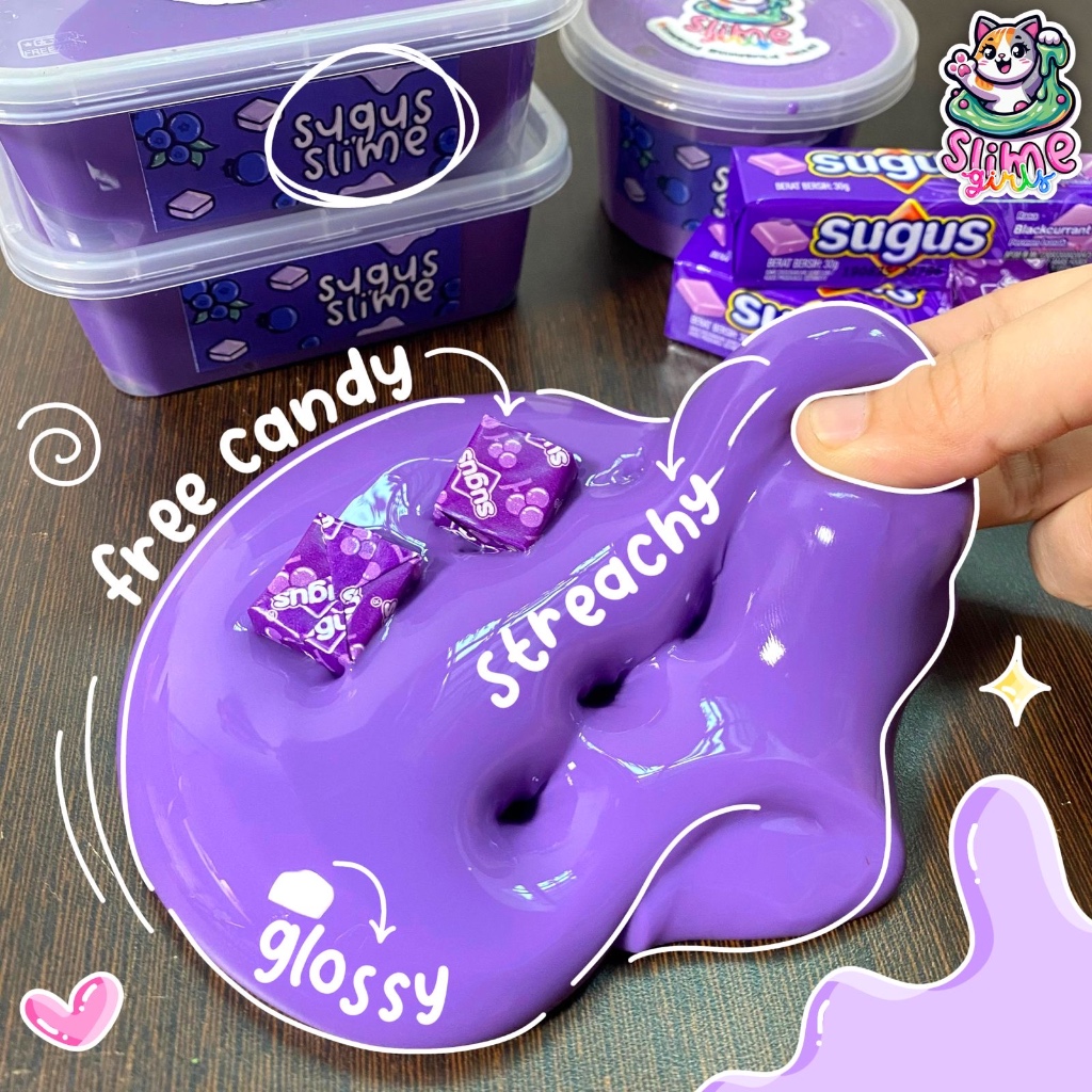 Jual SLIME SUGUS BY SLIMEGIRLSID || SLIME TERMURAH || SLIME CANTIK ...